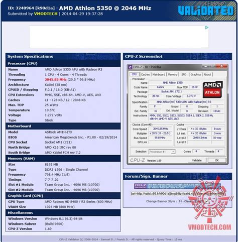 AMD Athlon 5350 APU Kabini ASRock AM1H ITX Review AMD Athlon 5350