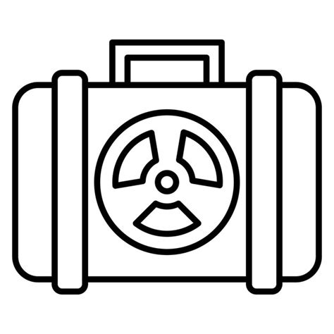 Premium Vector Nuclear Case Vector Illustration Style