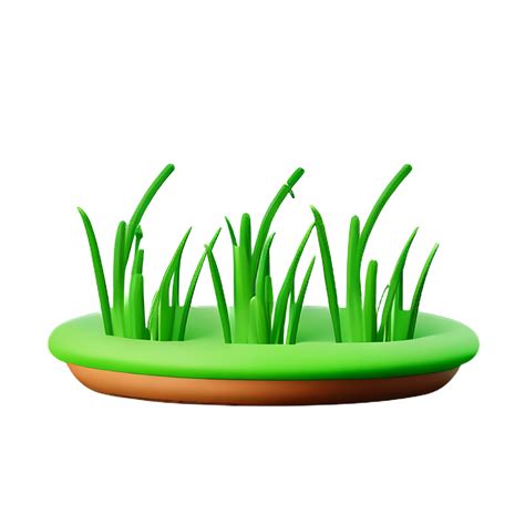Grass 3d Icon Illustration 28196366 Png