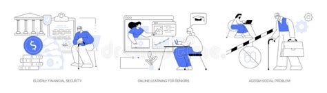 老年生活方式抽象概念矢量图插图 向量例证 插画 包括有 路线 自由 财务 动画片 隐喻 平面 269235945