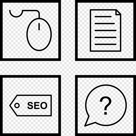 Set Of Seo Search Engine Optimization Icons Png Pngwing
