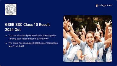 Gseb Ssc Class 10 Result 2024 Out Check Direct Link Here