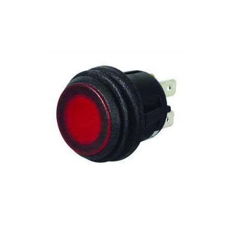Red LED Push Push On Off Switch 12 24V