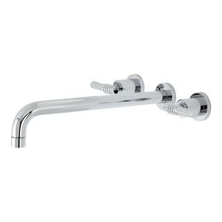 Kingston Brass Ks804ml Milano Wall Mounted Roman Tub Filler