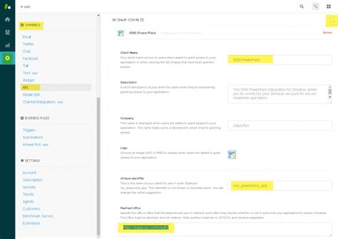 How To Configure Zendesk Oauth Application And Connection For Rest Api