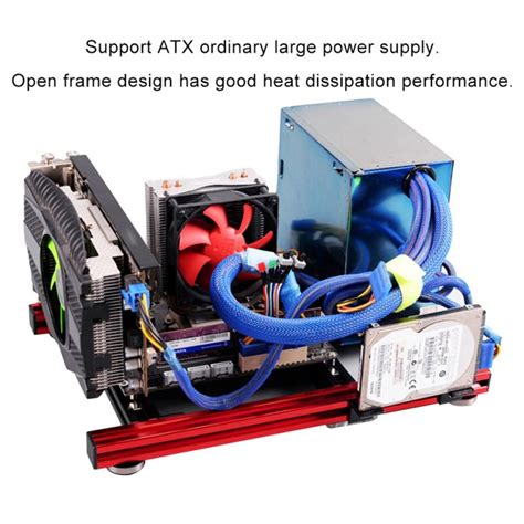 Mini Itx Computer Case Diy Mini Open Aluminum Alloy Frame Itx