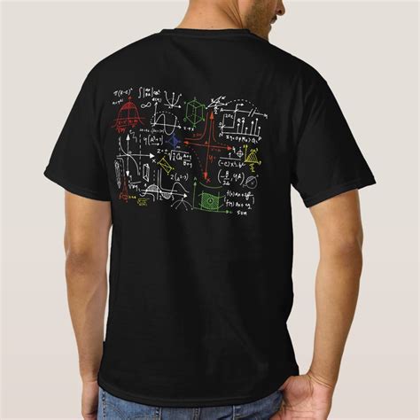 Math Teacher Formulas Cheat Sheet Cool Geek Nerd T Shirt Zazzle