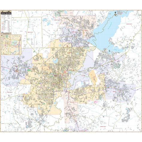 Hinds County Ms Zip Code Map Jackson Mississippi Zip Code Boundary
