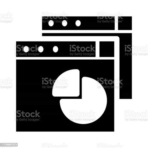 Graph Browser Chart Stock Illustration Download Image Now Abstract