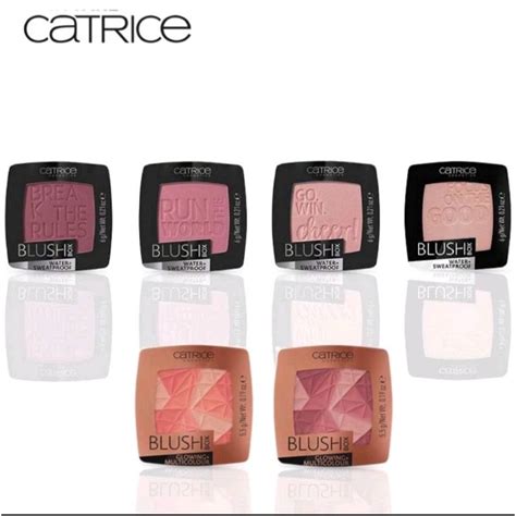 Catrice Cosmetics Blush Box Glowing Multicolour Water Sweatproof Shopee Malaysia