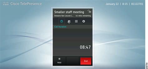Quick Meeting Reference Guide For The Cisco Telepresence System Cts Release 1 10 And Earlier