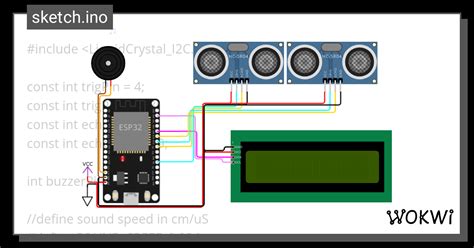 Ultrasonic Esp32 Copy2 Wokwi Esp32 Stm32 Arduino Simulator