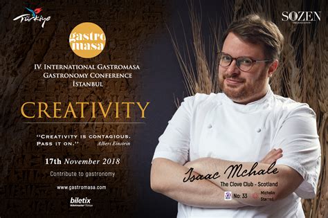 Michelin Starred Chef Isaac Mchale Is At Gastromasa The World Of Gastronomy Meets In Istanbul