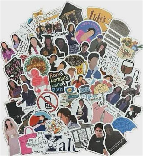 Gilmore Girls Stickers Random Sticker Pack For Laptop Phone Case