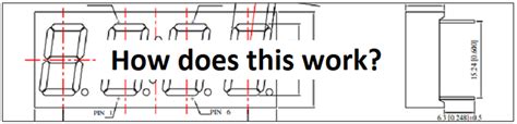 how to make basic 7 segment display connections optoelectronics