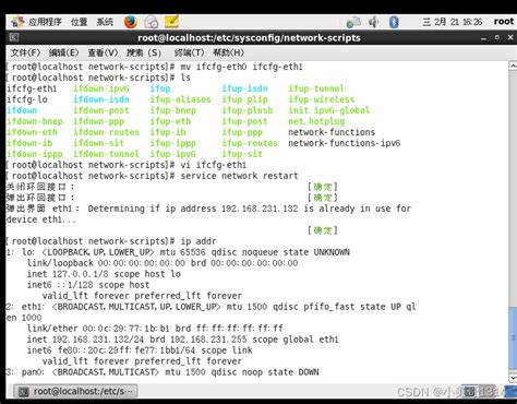 centos6 重启网络，弹出界面eth0 设备eth0似乎不存在，初始化操作将被延迟 设备eth0不存在 csdn博客