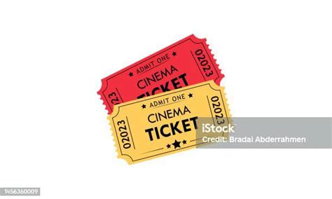 플랫 스타일의 영화 또는 영화 티켓 하나의 쿠폰 입구 벡터 아이콘 인정 1인 입장 허가에 대한 스톡 벡터 아트 및 기타 이미지