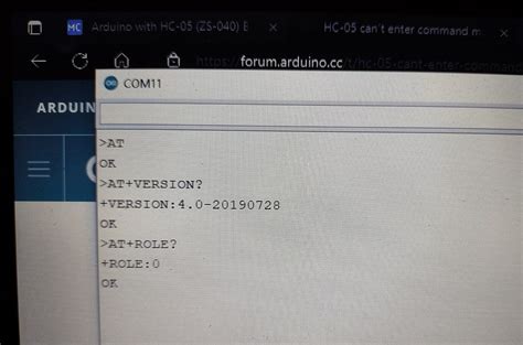Hc 05 Cant Enter Command Mode Networking Protocols And Devices