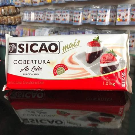 Chocolate Fracionado Ao Leite Sicao 1kg Não Precisa Temperar Recheio