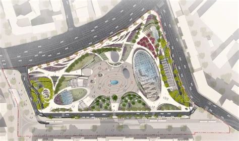 简洁明快的广场平面图设计合集 设计无忧网