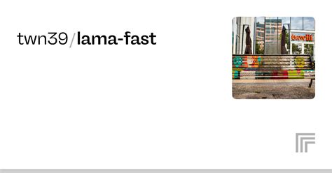 twn39 lama fast run with an api on replicate