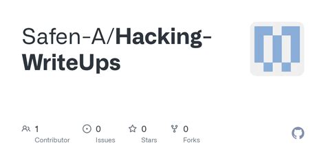 GitHub Safen A Hacking WriteUps