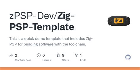github zpsp dev zig psp template this is a quick demo template that includes zig psp for