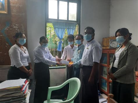 ဓနုဖြူမြို့နယ် ပညာရေးဌာန မိသားစုများမှ မြို့နယ်အတွင်း ကိုဗစ် ၁၉ ရောဂါ ကာကွယ်၊ ထိန်းချုပ်ရေး လုပ