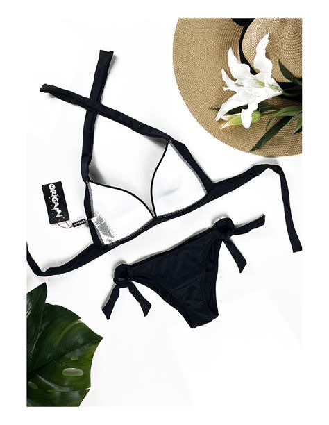 Angel Black Pc Ltd 427 Origami Bikini