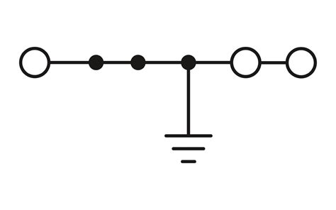 Pt 4 Twin Pe Protective Conductor Terminal Block 3211780 Phoenix Contact