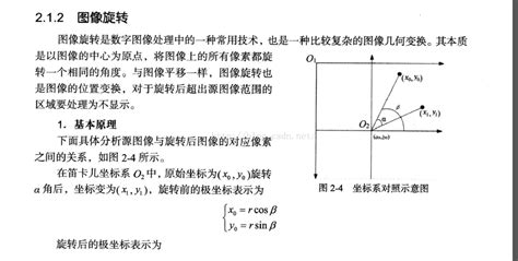 图像旋转算法详解 Csdn博客