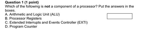 Solved Question 1 1 ﻿pointwhich Of The Following Is Not A