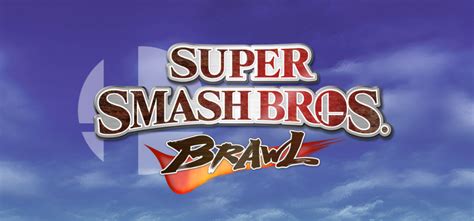 Super Smash Brothers Brawl Logo Super Smash Bros Brawl Super Smash