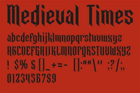 medieval gothic font