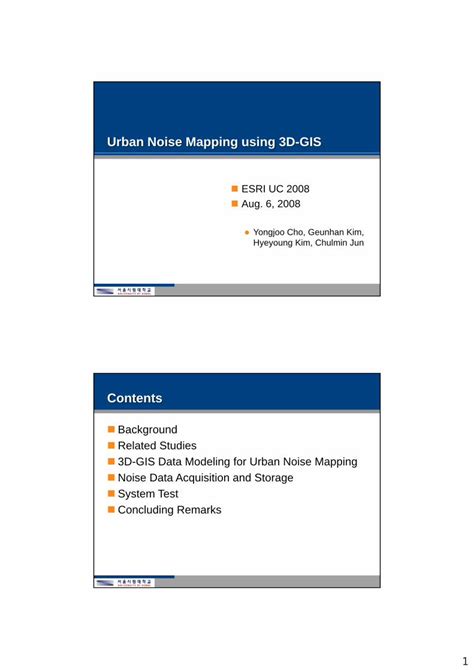 PDF Urban Noise Mapping Using D GIS DOKUMEN TIPS