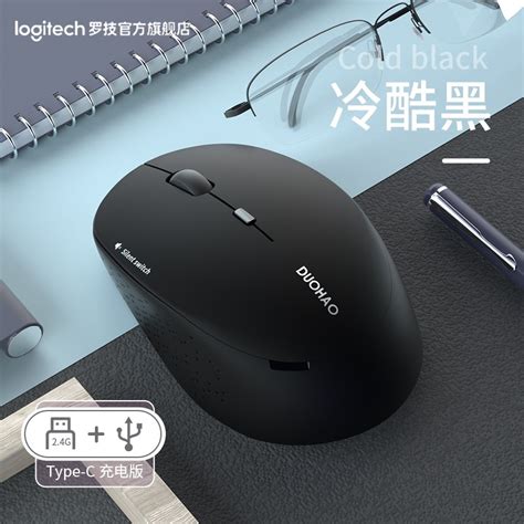 Logitech Type C Interface Of Bluetooth Wireless Mouse Rechargeable Jotter Silent Cute Girls
