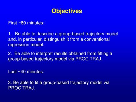 Ppt An Introduction To Group Based Trajectory Modeling And Proc Traj Richard Charnigo