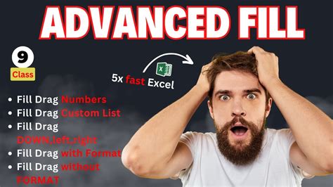 excel tips to use flash fill ms excel advance fill advanced fill in excel youtube