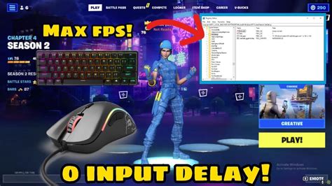 Zero Input Delay Optimization Guide Fortnite Chapter 4 YouTube