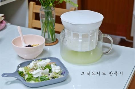 그릭요거트 만들기 대용량 유청분리기 요거트메이커 추천 네이버 블로그