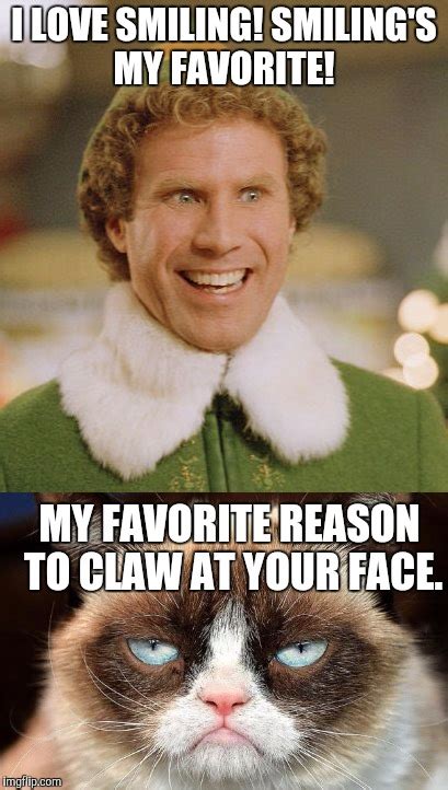 Elf Will Ferrell Smiling