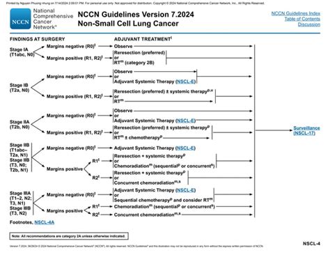 Nccn Clinical Practice Guideline In Oncology Pdf Lung And