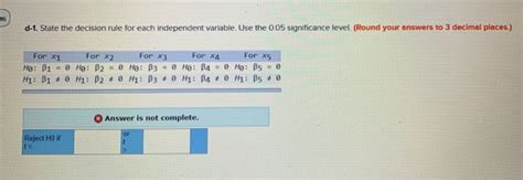 solved exercise 14 8 lo14 3 the following regression