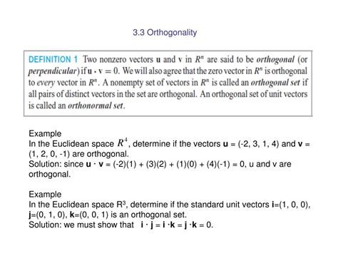 PPT Chapter Euclidean Vector Spaces PowerPoint Presentation Free Download ID