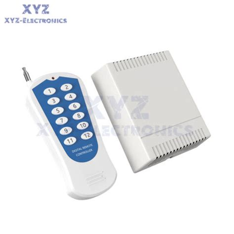 12v 10a Relay 12ch Wireless Programable Rf Remote Control Transmitter