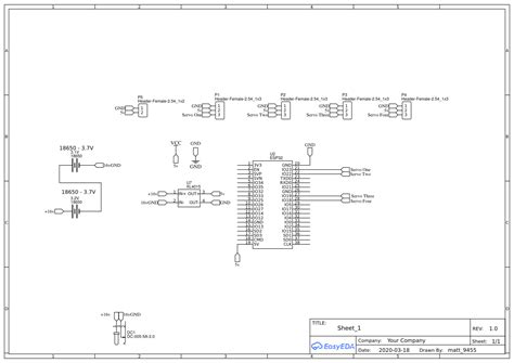 esp32 robotic arm driver board oshwlab