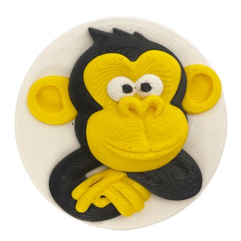 3d Printing Playful Monkey Magnet 3d Printable Model • Made With Prusa