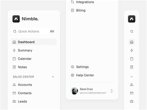 Nimble Web Sidebar By Reyhan On Dribbble Nimble Web Sidebar By Reyhan On Dribbble