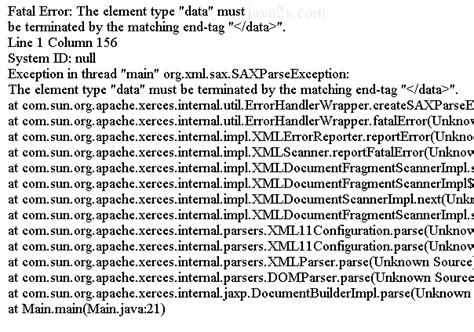 How To Handle Dom Parser Error
