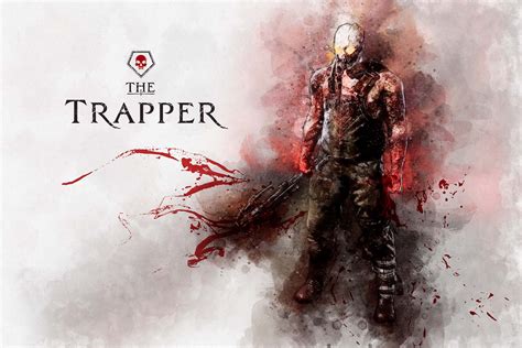 Evan Macmillan The Trapper Dbd Watercolour Art Etsy